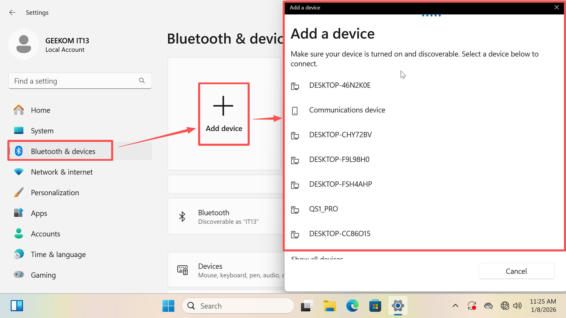 Impossible de se connecter au Bluetooth – GEEKOM Help Center